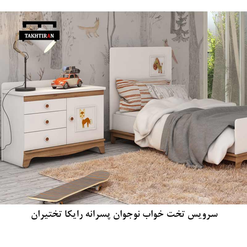 خرید و قیمت سرویس تخت خواب نوجوان پسرانه رایکا+24ماه ضمانت